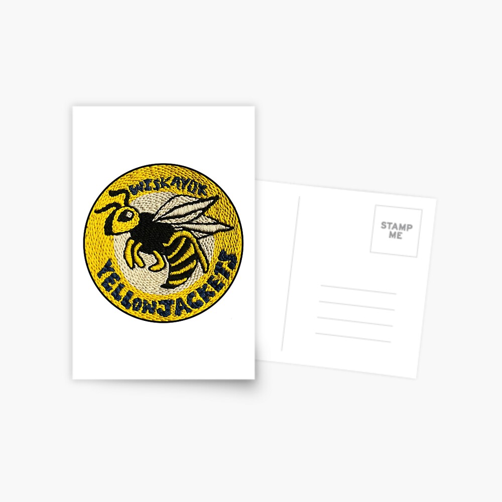 "Yellowjackets Embroidery Patch" Sticker for Sale by emingin | Redbubble