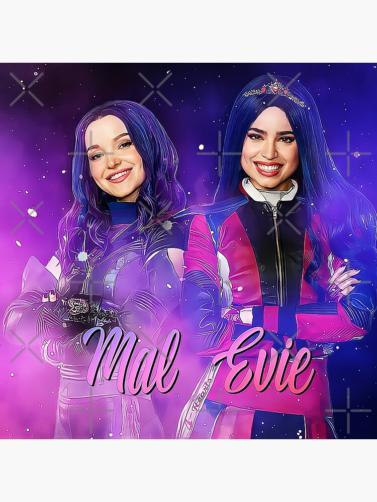"Mal and Evie - Descendants 3 " Poster for Sale by Arte-Enchanted ...