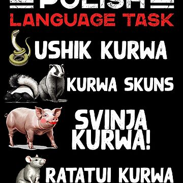 "Funny Polish Lesson Iconic Meme" Sticker by LuminOrb | Redbubble