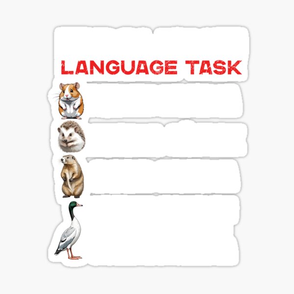 "Funny Polish Lesson Iconic Meme" Sticker by LuminOrb | Redbubble