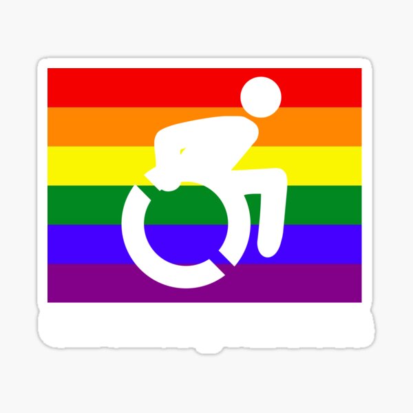 "Chronically Fabulous LGBT Wheelchair Logo Disability Awareness ...