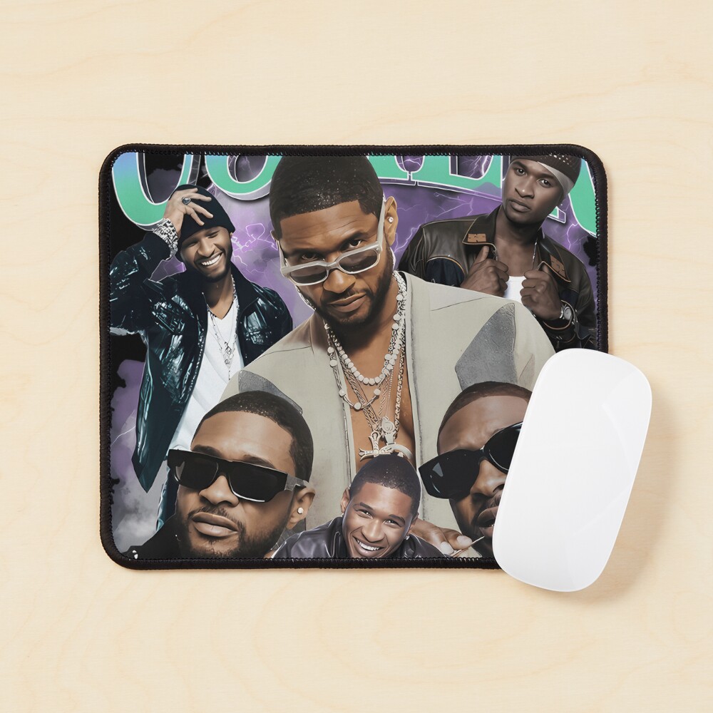 "Usher Rap Retro" Sticker by AdeleLabbe | Redbubble