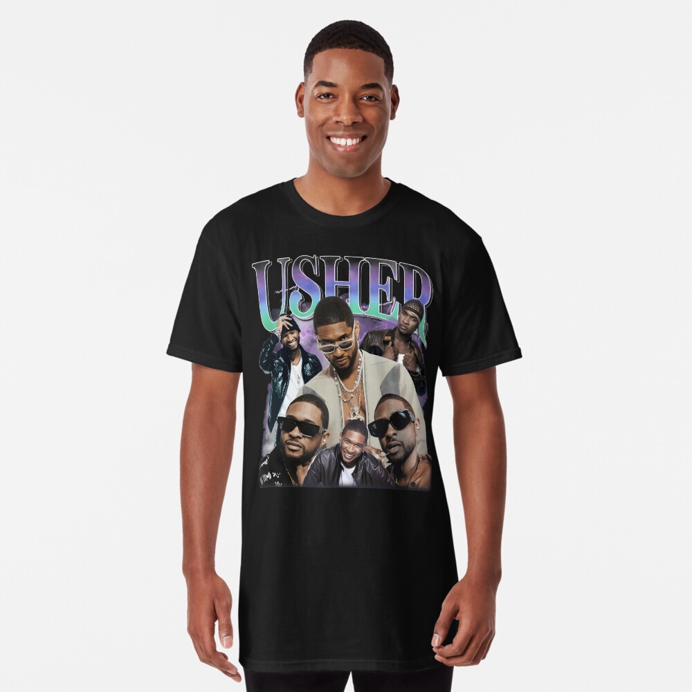 "Usher Rap Retro" Sticker by AdeleLabbe | Redbubble
