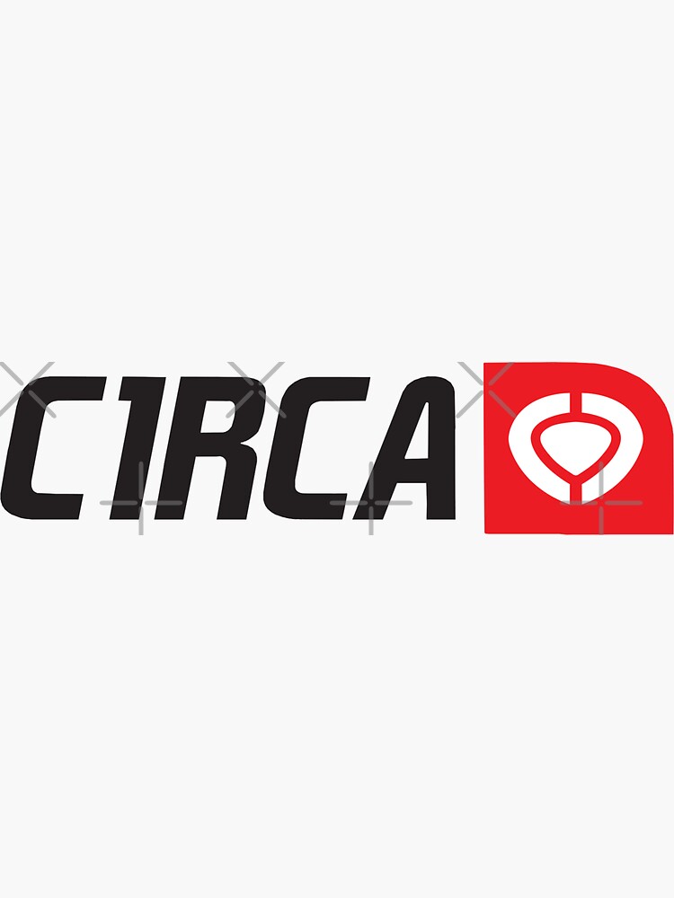 "Circa footwear vintage logo" Sticker for Sale by Peppesk877 | Redbubble