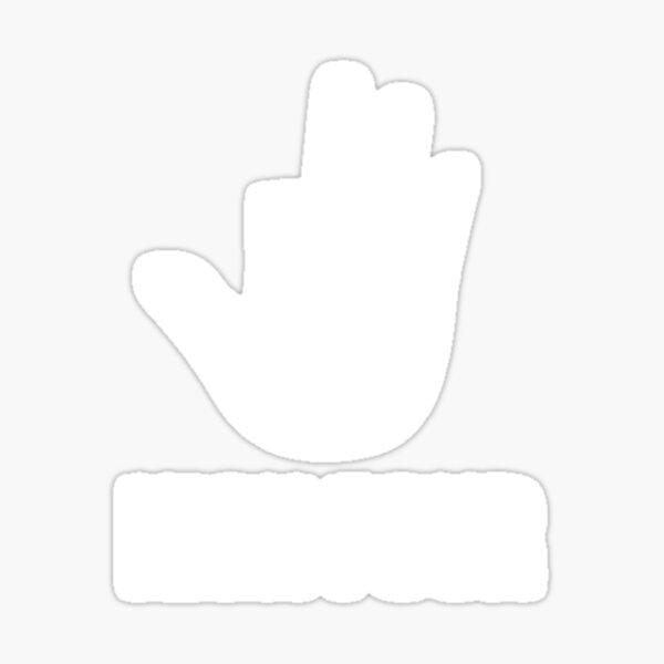 "Funny Amputated Missing Finger Amputee Gift" Sticker by ethandirks ...