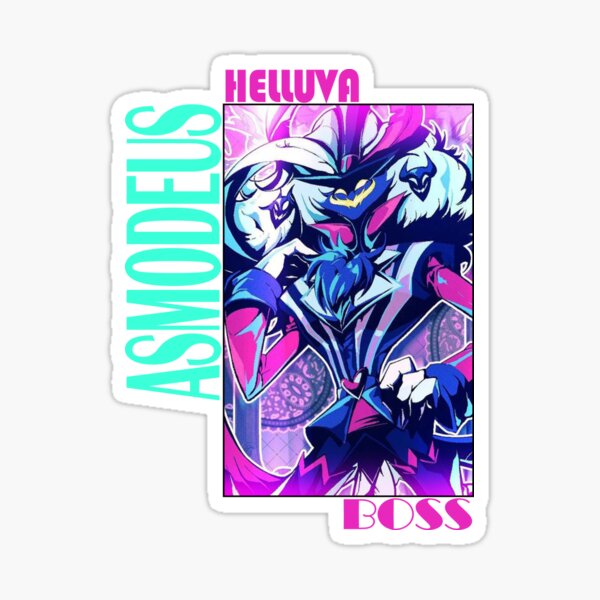 "Helluva Boss Asmodeus" Sticker for Sale by Arviana--Design | Redbubble
