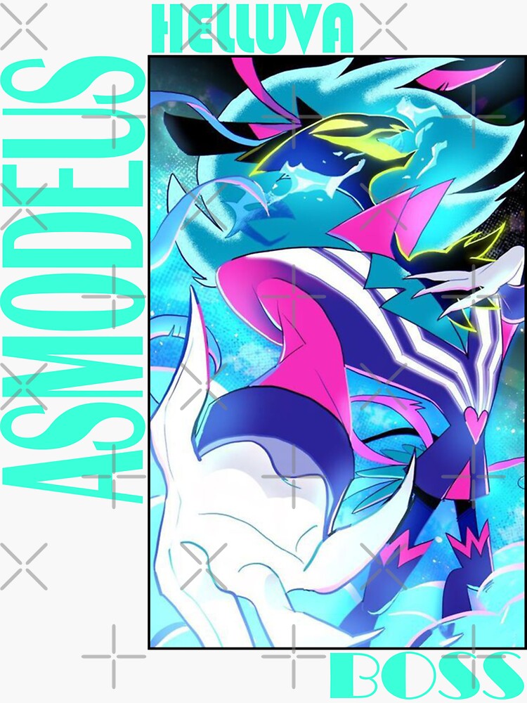 "Helluva Boss Asmodeus" Sticker for Sale by Arviana--Design | Redbubble