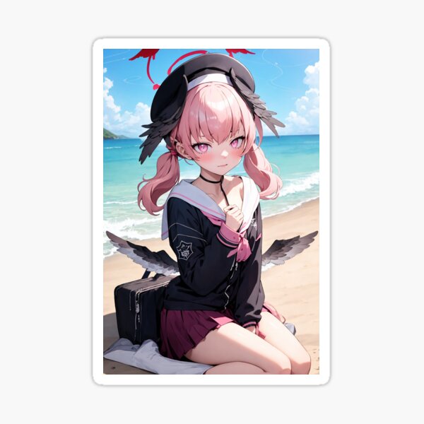 "Shimoe Koharu #4 - Blue Archive Fanart" Sticker for Sale by ...