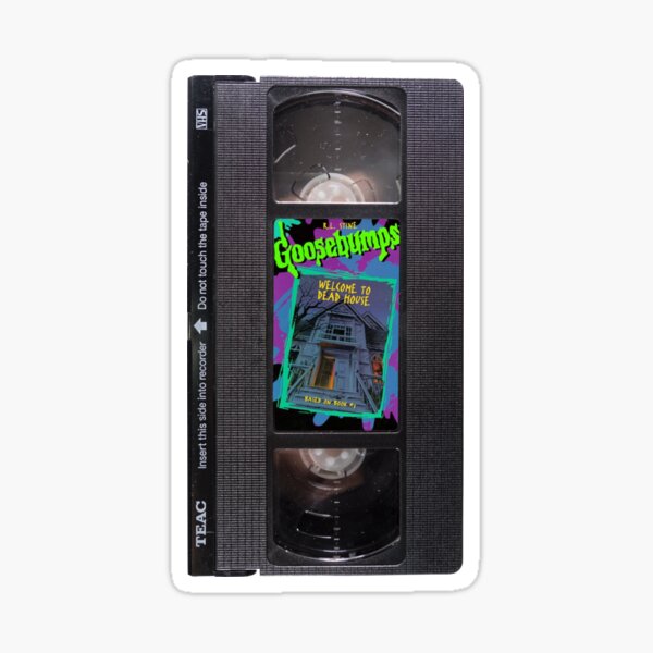 "Goosebumps VHS" Sticker for Sale by LaKroix | Redbubble