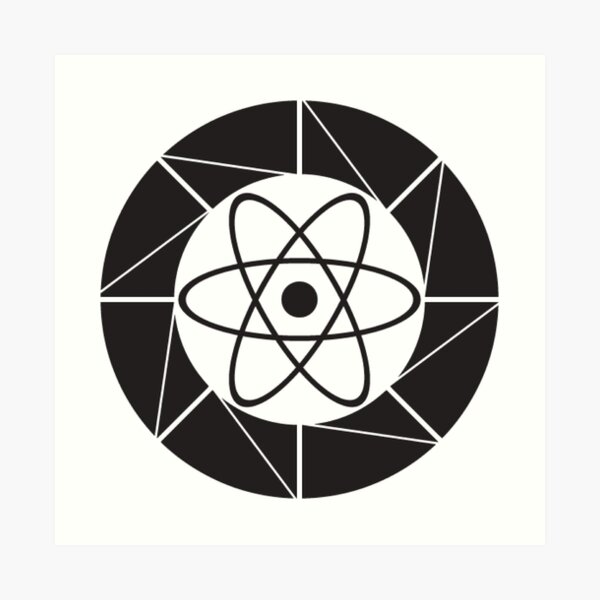 "Portal 2 Aperture science 1960's logo" Art Print by helemiki | Redbubble
