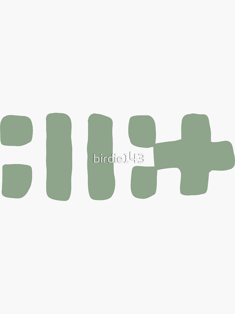 "illit cute aesthetic logo" Sticker for Sale by birdie143 | Redbubble
