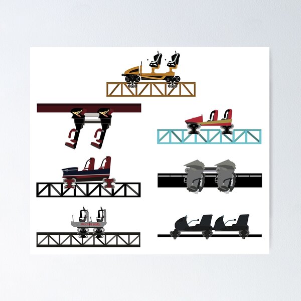 "Thorpe Park Coaster Cars Design 2024 - Including Hyperia!" Poster for ...