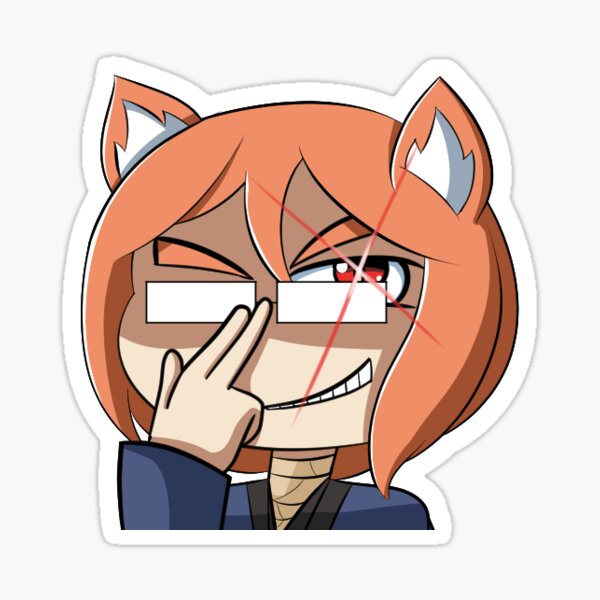 "Alex-senpai Chuunibyou" Sticker for Sale by AnimeClubAD | Redbubble