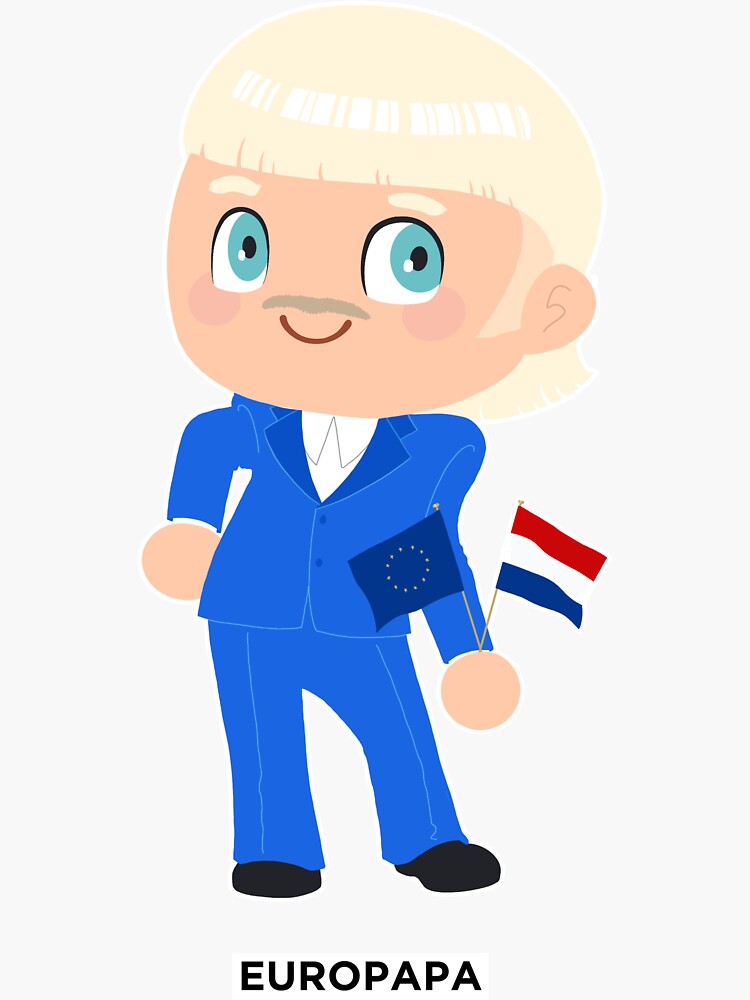 "Europapa, Joost Klein, ESC 2024 Netherlands" Sticker for Sale by Carob ...