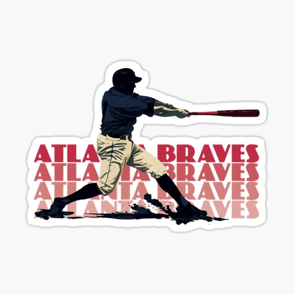 "Atlanta Braves" Sticker for Sale by augustinelpgee | Redbubble