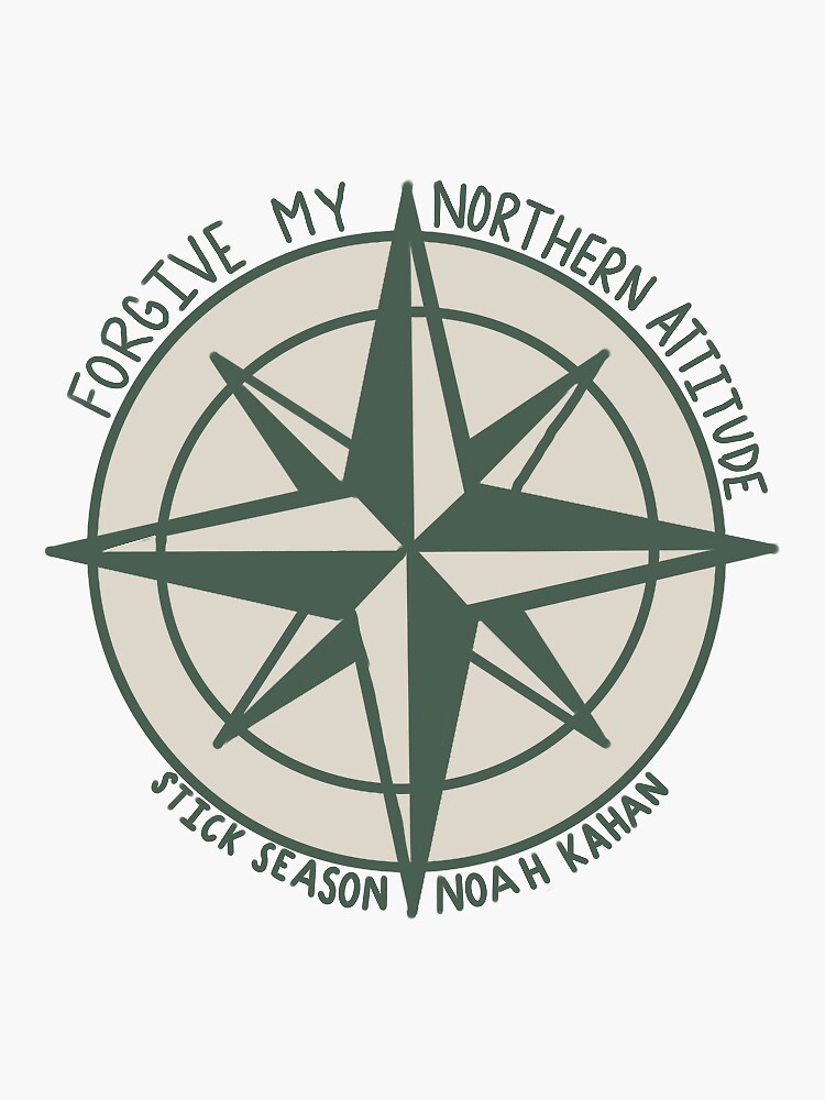 "northern attitude " Sticker for Sale by Grace Donovan | Redbubble