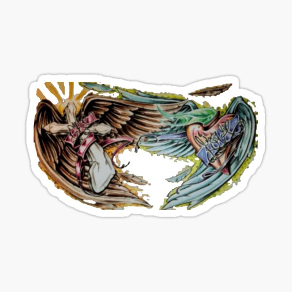 "One Love" Sticker for Sale by Tattoo01 | Redbubble