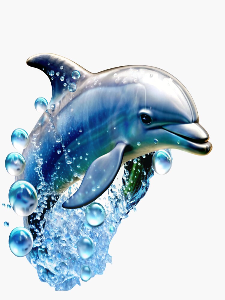 "Frutiger Aero Dolphin" Sticker for Sale by bearslover | Redbubble