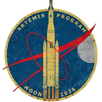 "Artemis Program - Moon 2026" Sticker for Sale by BGALAXY | Redbubble