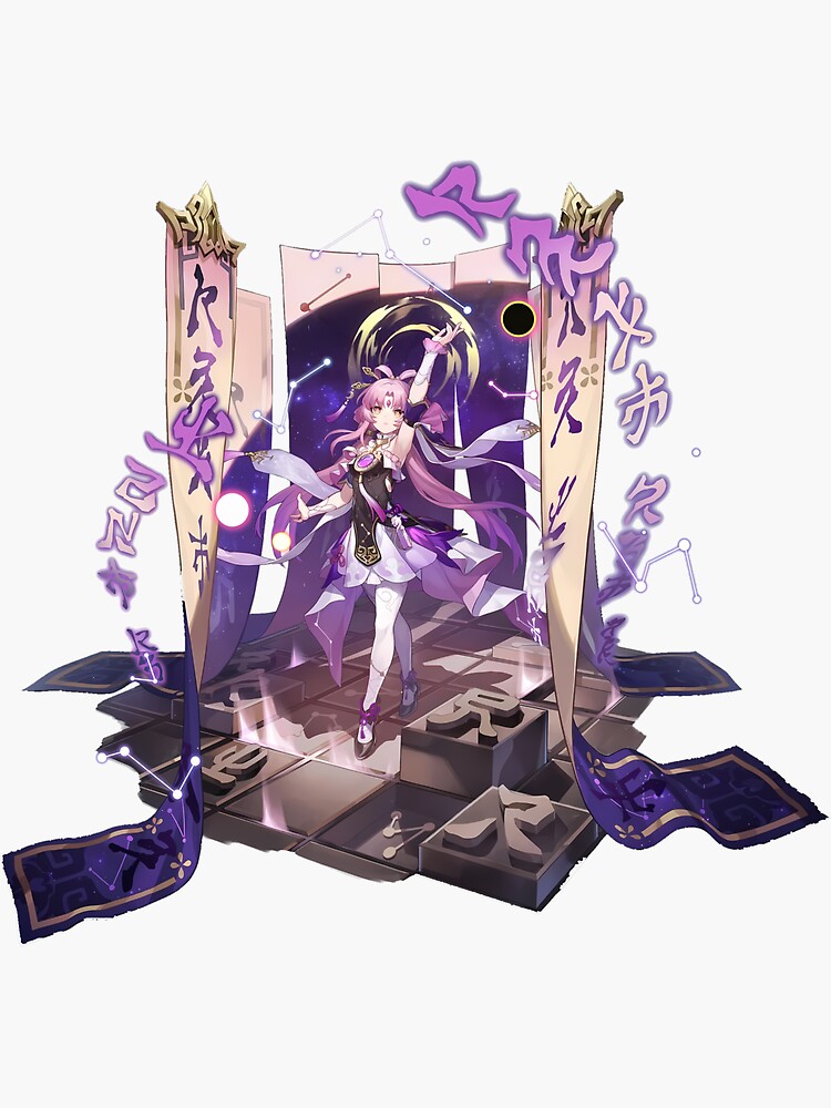 "Fu Xuan Splash Art (clean), Honkai Star Rail" Sticker by Demray ...