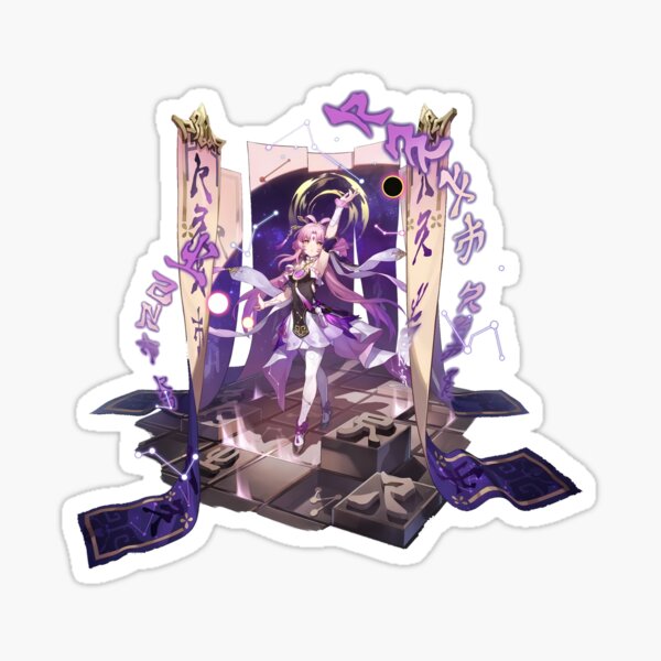 "Fu Xuan Splash Art (clean), Honkai Star Rail" Sticker by Demray ...