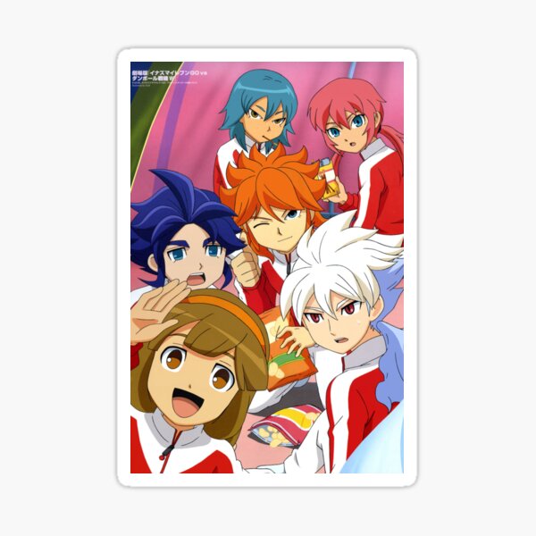 "Inazuma Eleven Danball Senki Movie Raimon Best Eleven poster" Sticker ...