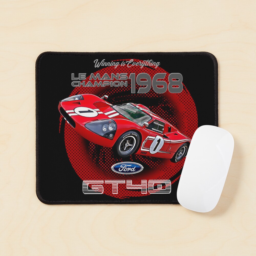 "Ford GT40 Legendary Sports Car" Sticker for Sale by RacetrackGear ...