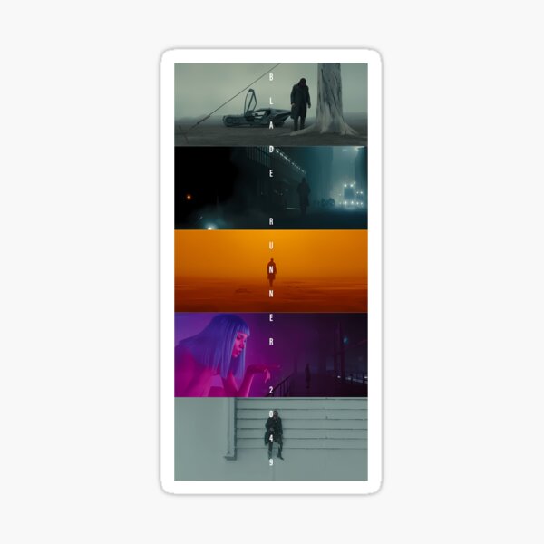 "Blade Runner 2049 Vertical" Sticker for Sale by Lesterortier | Redbubble