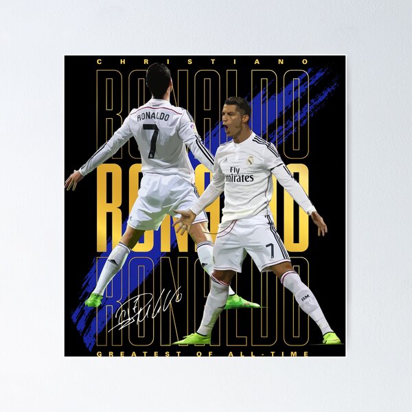 "Cristiano Ronaldo Suuiii!" Poster for Sale by WilliamBurz | Redbubble