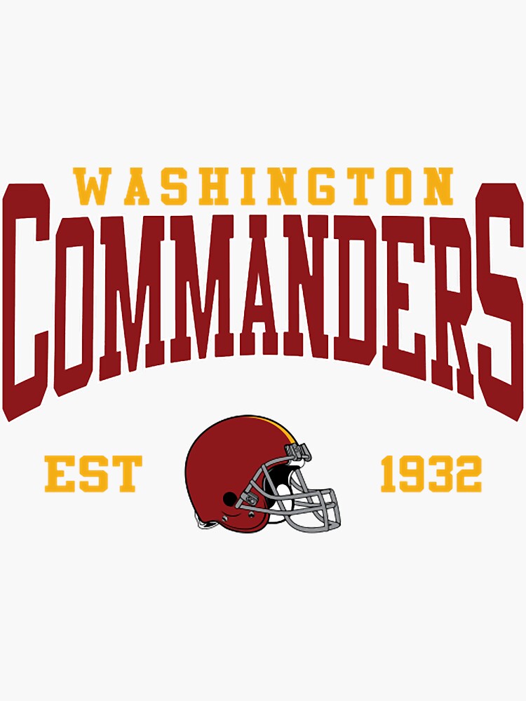 "Art - washington commanders" Sticker for Sale by adinalpspige | Redbubble
