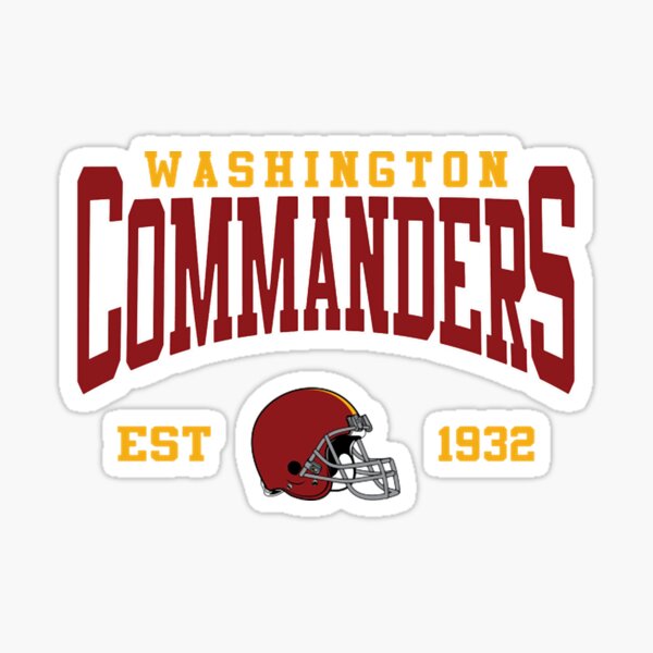 "Art - washington commanders" Sticker for Sale by adinalpspige | Redbubble