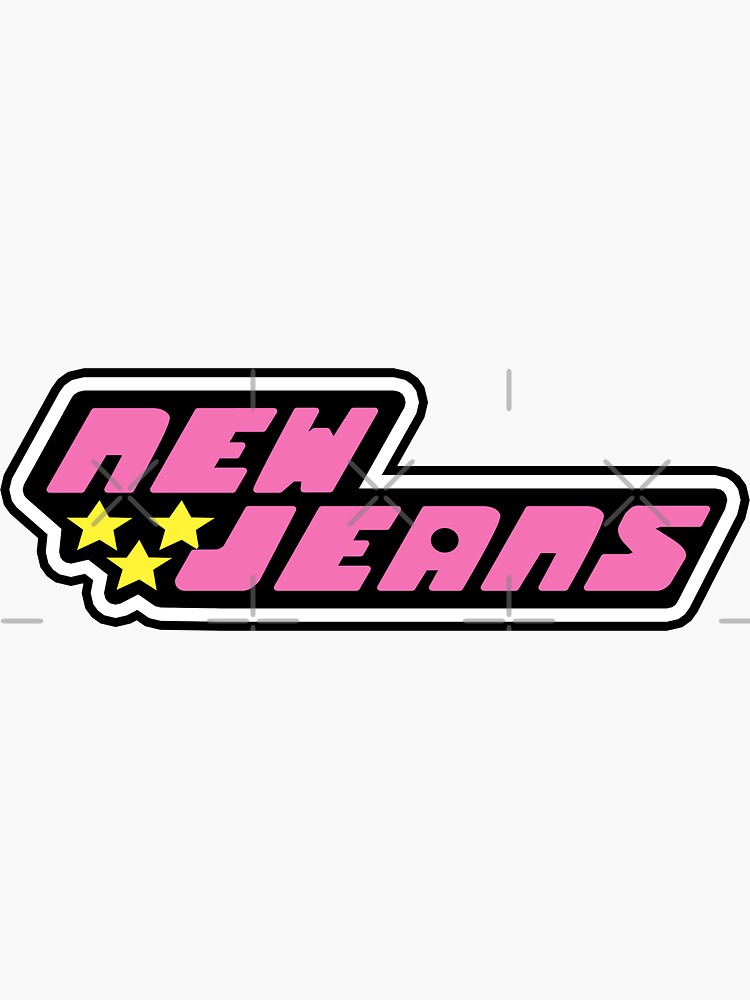 "NEWJEANS" Sticker for Sale by boratea | Redbubble