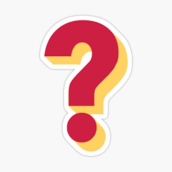 "question mark" Sticker for Sale by julieiluj | Redbubble