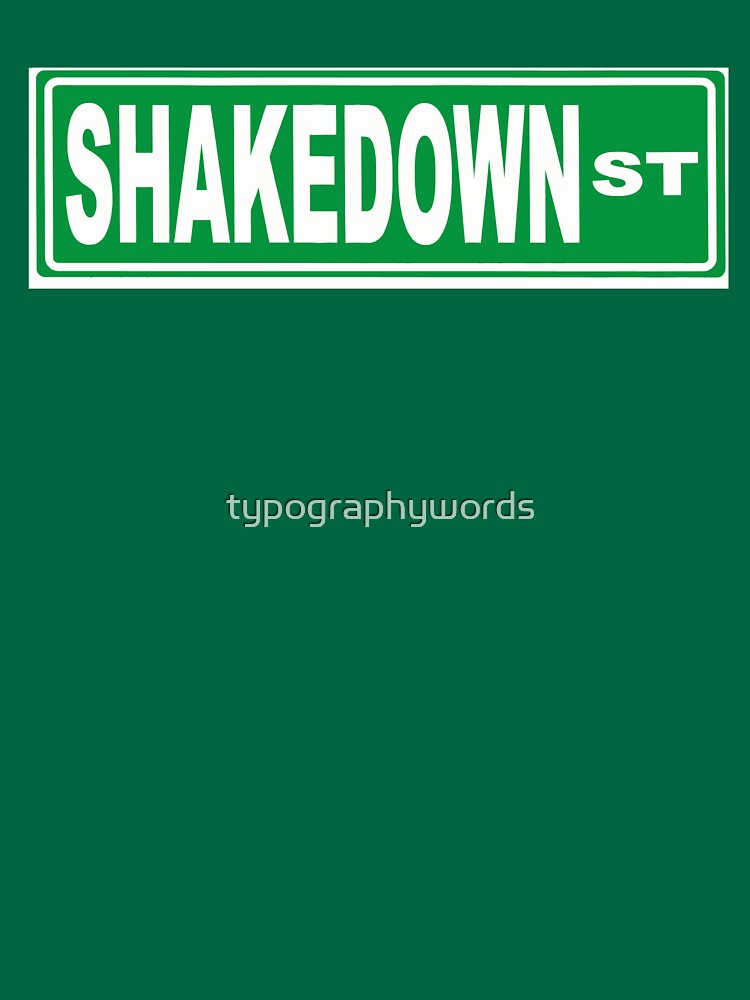 "Shakedown Street" Essential T-Shirt for Sale by typographywords ...