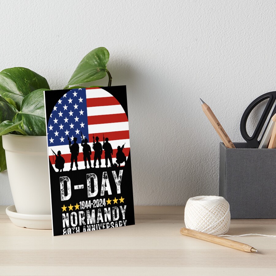 "Operation Overlord 1944 D-Day 2024 80th Anniversary Normandy" Poster ...