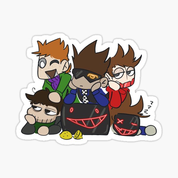 "Project Tord - main characters" Sticker for Sale by SofiaArtFactory ...