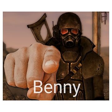 "Fallout New Vegas Benny meme" Sticker for Sale by Gabicx420 | Redbubble