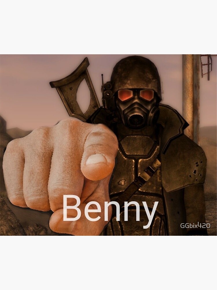 "Fallout New Vegas Benny meme" Sticker for Sale by Gabicx420 | Redbubble