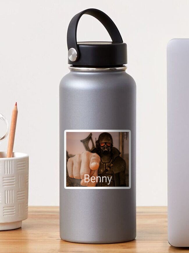 "Fallout New Vegas Benny meme" Sticker for Sale by Gabicx420 | Redbubble
