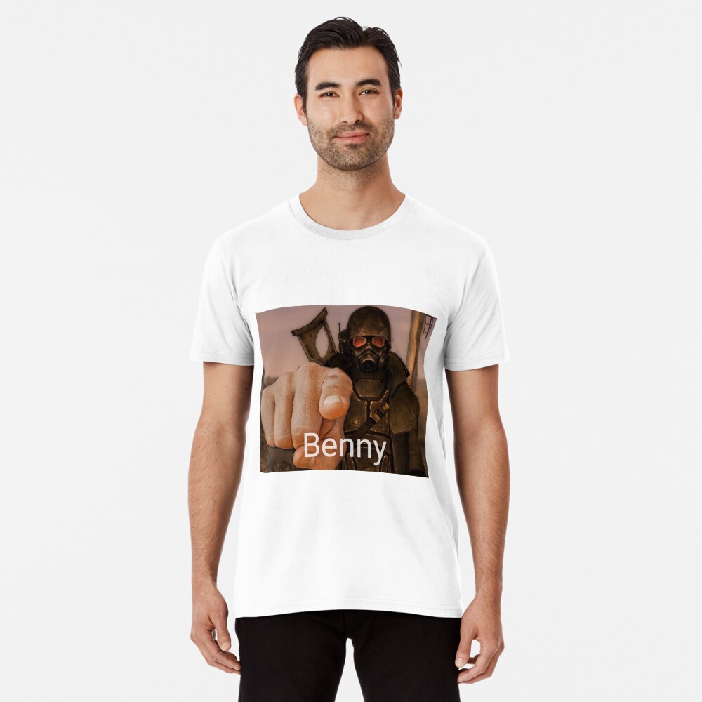 "Fallout New Vegas Benny meme" Sticker for Sale by Gabicx420 | Redbubble