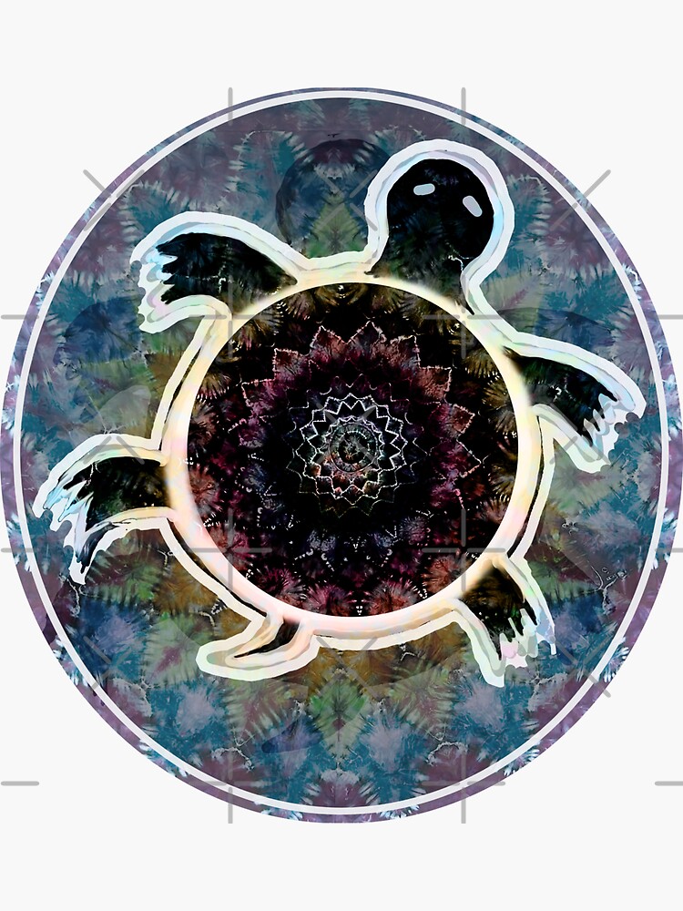 "Turtle Mandala tie dye terrapin station aboriginal art grateful dead ...