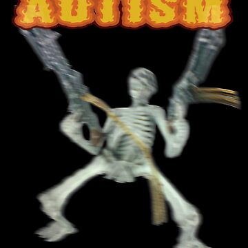 "Autism Skeleton Meme, Autism awareness" Greeting Card for Sale by ...