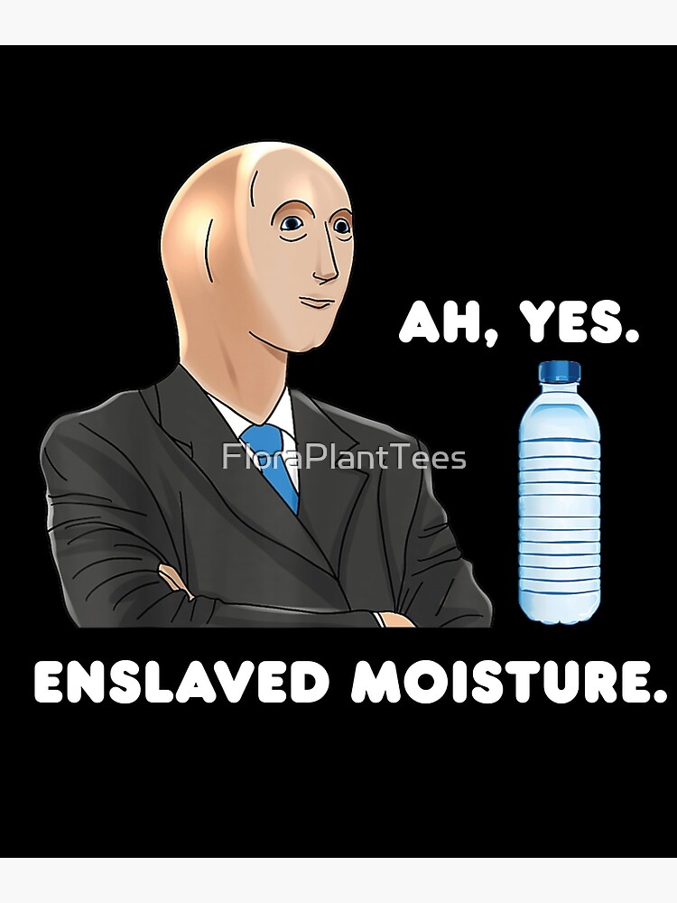 "Ah Yes Enslaved Moisture Dank Meme" Poster for Sale by FloraPlantTees | Redbubble