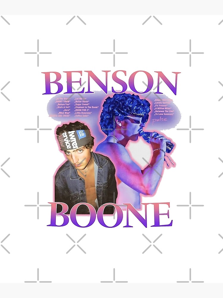 Benson Boone a Benson Boone a Benson Boone Canvas Print sold by Ready ...