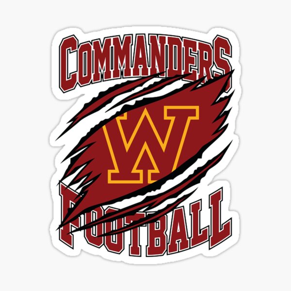 "Art - washington commanders" Sticker for Sale by adinalpspige | Redbubble