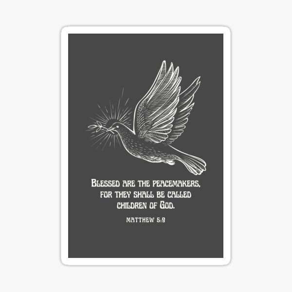 "Peacemaker Dove" Sticker for Sale by threadsjam | Redbubble