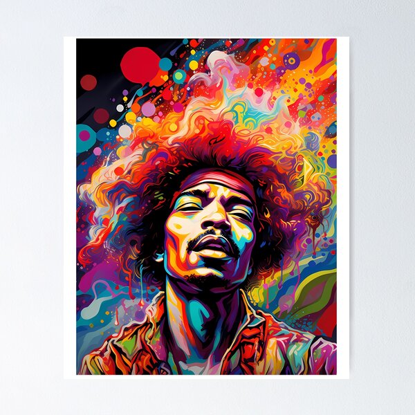 "Jimmy Hendrix" Poster for Sale by masharamel | Redbubble