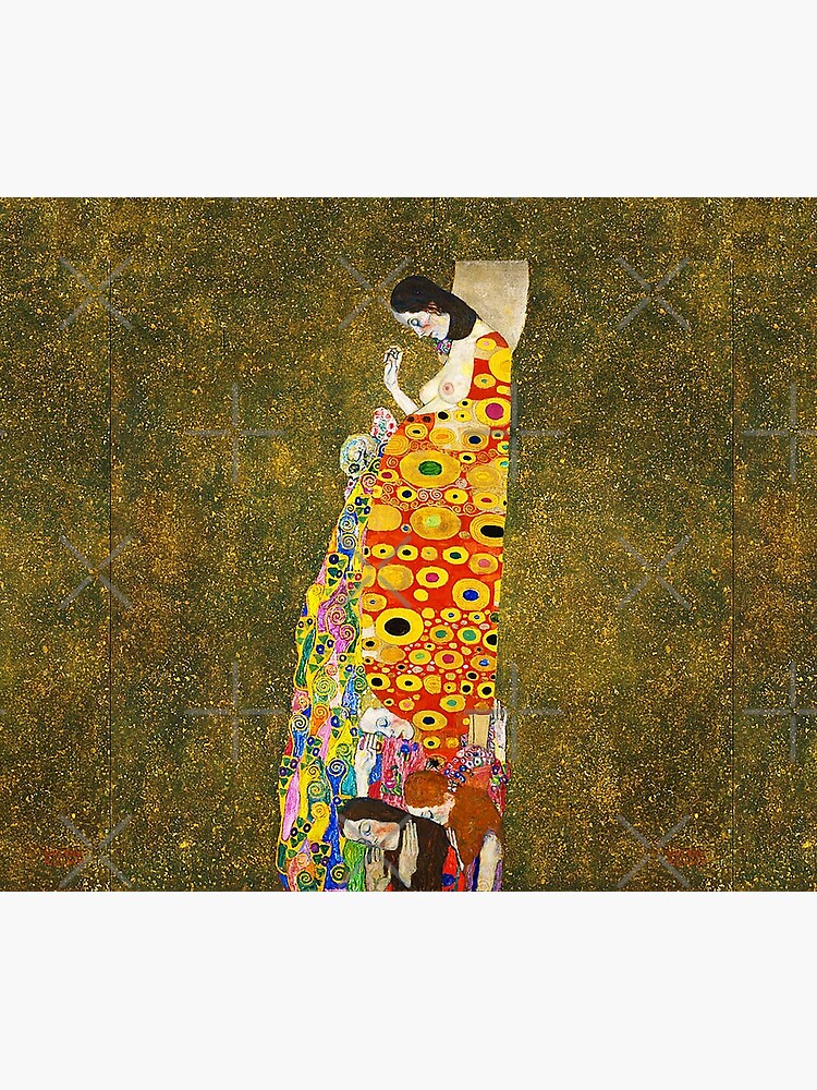 "HD Hope II, by Gustav Klimt - 1903 HIGH DEFINITION" Tapestry by ...