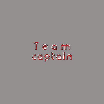"Team Captain Leadership Teamwork Captaincy Sportsmanship Coordination ...