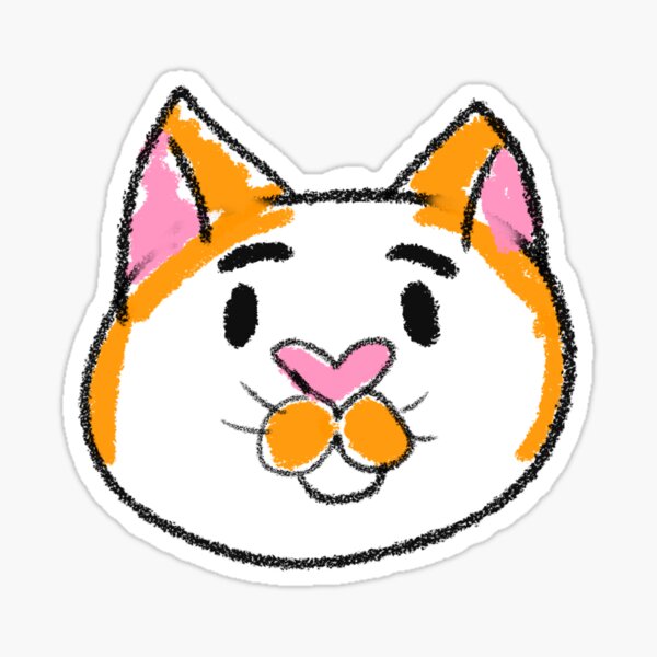 "Toonces Head" Sticker for Sale by DaniMationENT | Redbubble